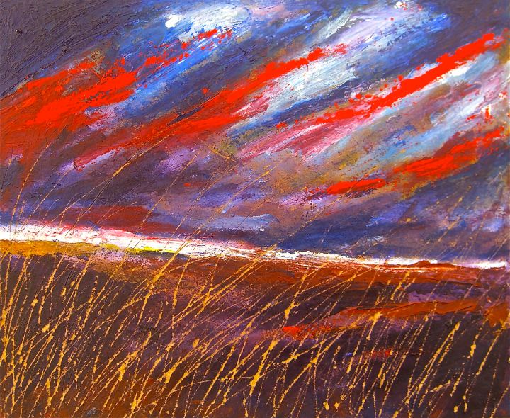 Under Atomic Skies - Landscape - Mike Gappy - Paintings & Prints ...