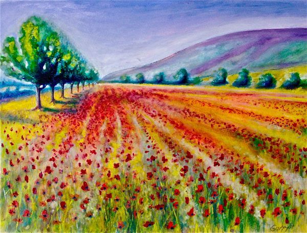 The breathing of you 2011 - Mike Gappy - Paintings & Prints, Flowers ...