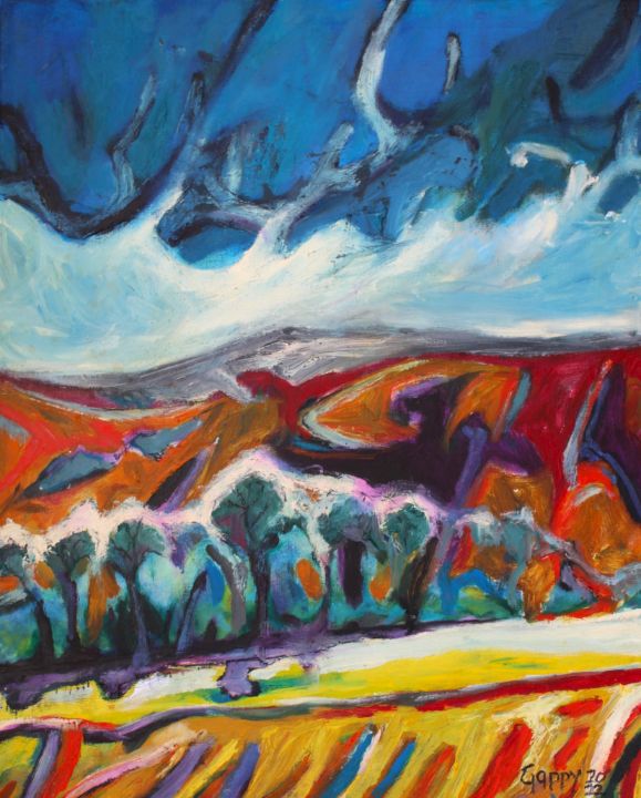 'Atheist liberalization: abstract ' - Mike Gappy - Paintings & Prints ...