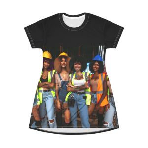 T-Shirt Dress (AOP) - BADDAS COLLECTION - Textile & Apparel, Apparel ...