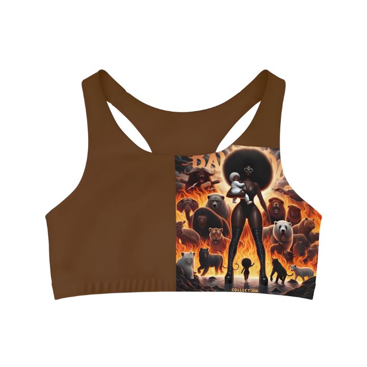 Seamless Sports Bra (AOP) - BADDAS COLLECTION - Textile & Apparel ...