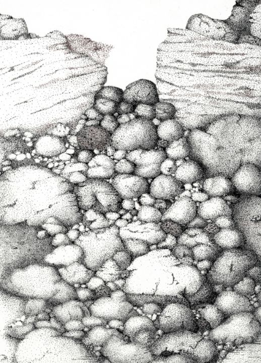 Dry Creek Stipple - Silveria Photography and Fine Art - Drawings ...