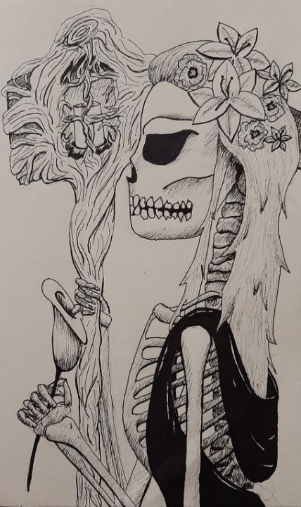 Ms Reaper - Jack Rose Art - Drawings & Illustration, Fantasy ...