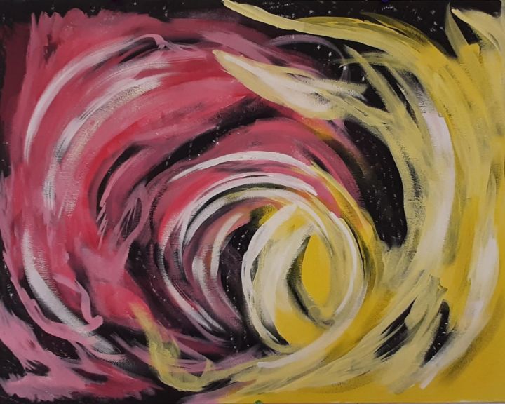 Cosmic Synergy - Jack Rose Art - Paintings & Prints, Abstract, Color ...