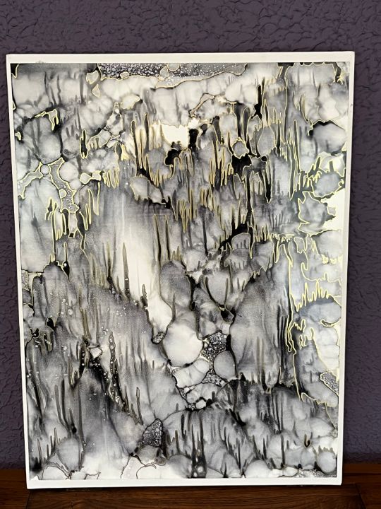 Lady in disguise - Abstract Ink Creations - Paintings & Prints ...