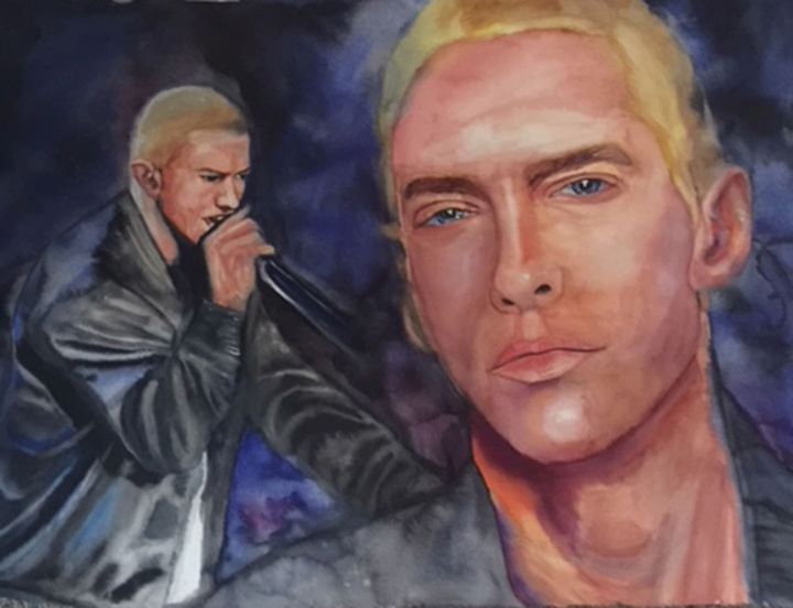 Eminem montage - Ginger Czarnecki - Paintings & Prints, People ...