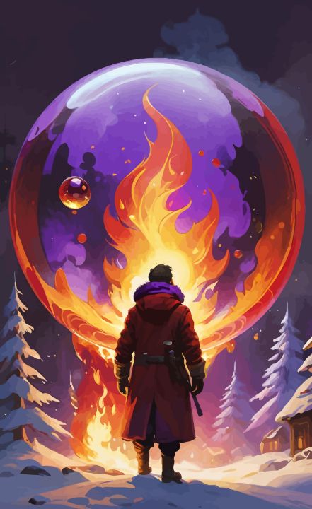 Pyro Land - Wolf Art - Digital Art & AI, Landscapes & Nature, Forests ...