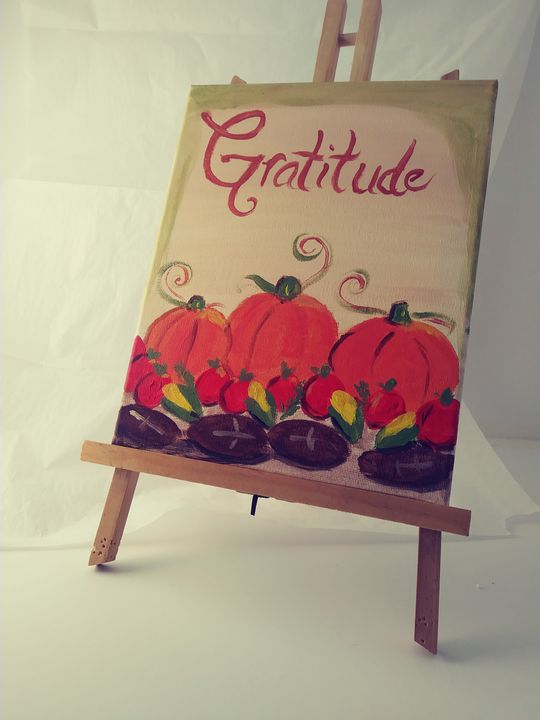 Gratitude #2 - Kimberly Weiss - Paintings & Prints, Holidays ...