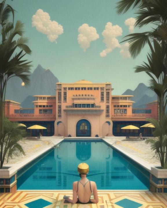 Buy Swimming Pools, Landmarks, Buildings & Architecture, Digital Art at ...