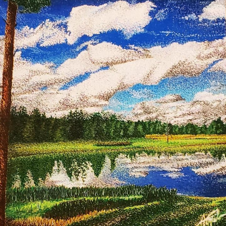 Calm Water - Aaroncesh Art - Drawings & Illustration, Landscapes ...