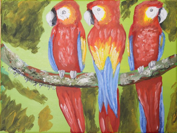 Party with friends - Nehanda Helmker - Paintings & Prints, Animals ...