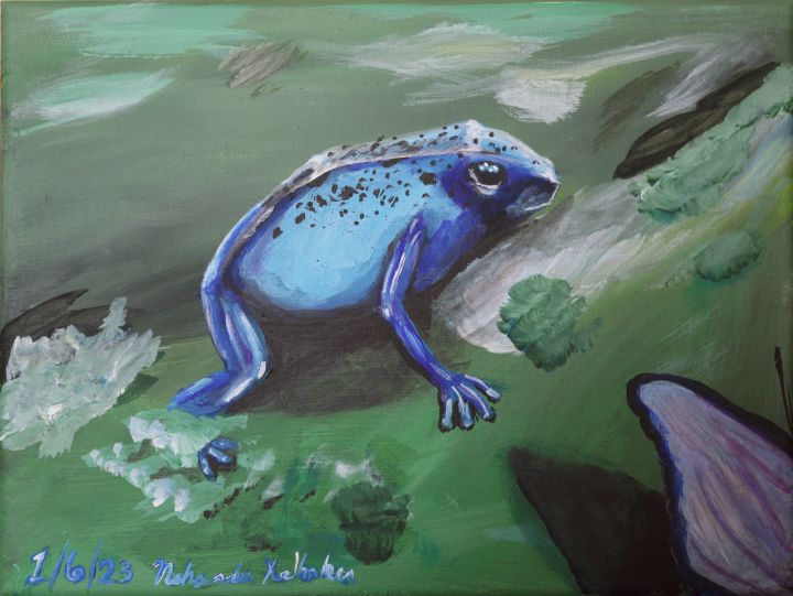 An unusual Encounter - Nehanda Helmker - Paintings & Prints, Animals ...