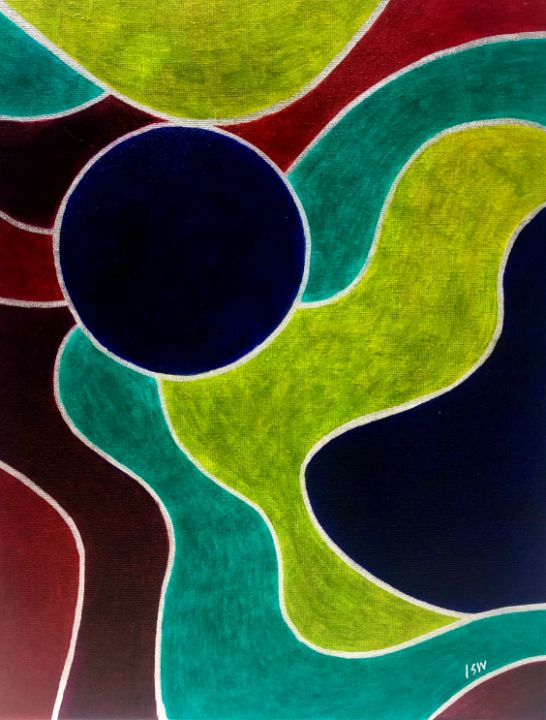 Midnight Sun - Lisa Witzel - Paintings & Prints, Abstract, Geometric ...