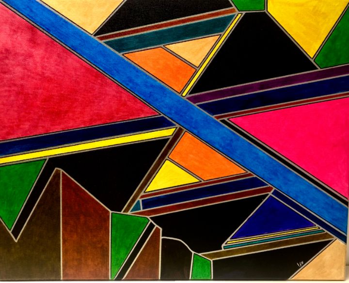 CONFIRMED - Lisa Witzel - Paintings & Prints, Abstract, Geometric - ArtPal