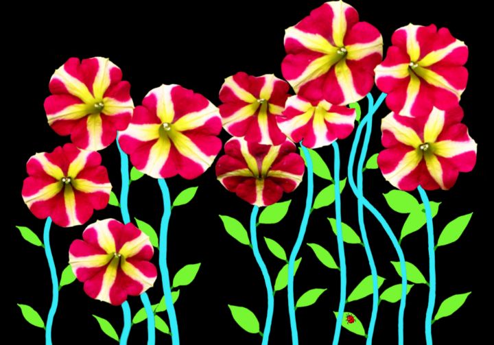 Flower Power - DigitalArtExpress - Digital Art & AI, Flowers, Plants ...