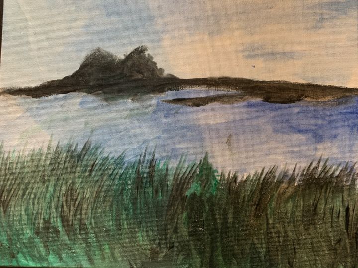 Pond Life - Paper Paintings - Paintings & Prints, Landscapes & Nature ...