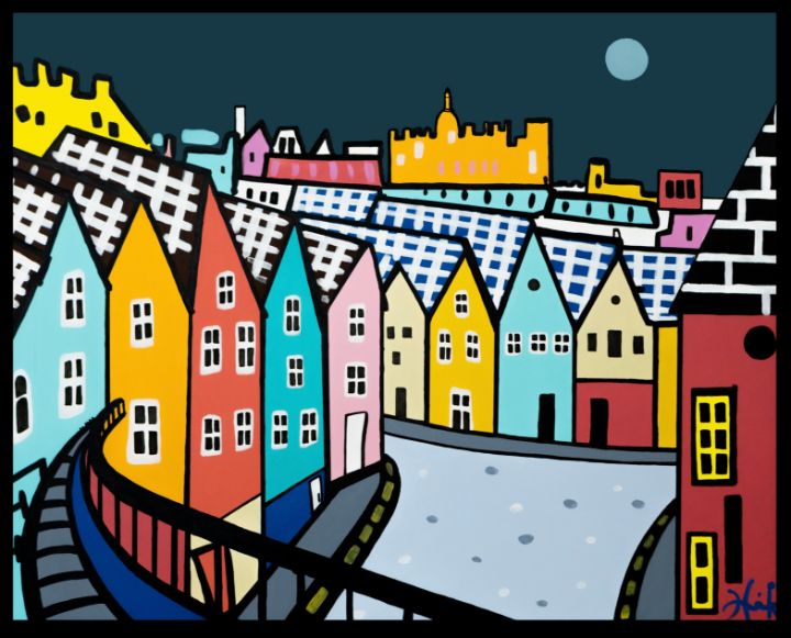 Edinburgh - Henrik Pacrami - Paintings & Prints, Places & Travel ...
