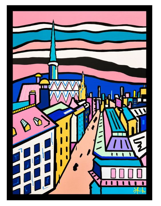 Wien - Henrik Pacrami - Paintings & Prints, Places & Travel, Europe ...