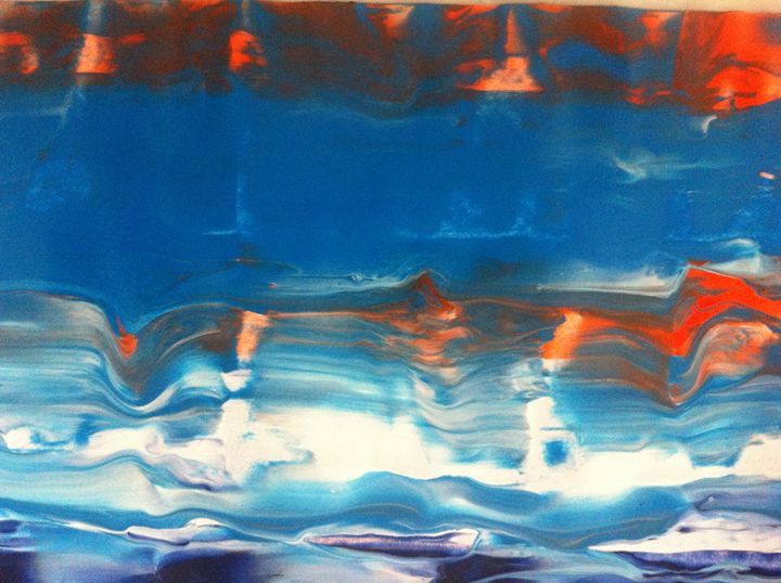 Abstract Original - Original Abstract on Paper by Mia Phlor - Paintings ...