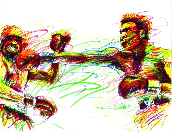 Clay VS Jones - Clinton Michael - Drawings & Illustration, People ...