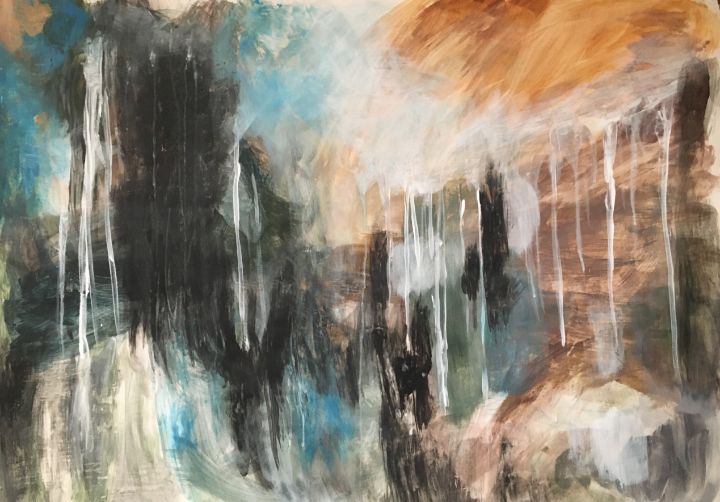 Wandering - Angelica Fom - Paintings & Prints, Abstract, Color - ArtPal