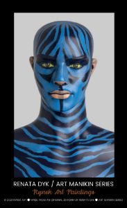 Mr. Cage Art Manikin Poster - Renata Dyk: Creator of Unique Paintings ...