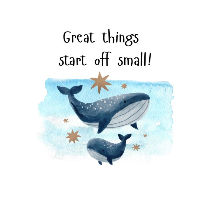 Great Things Start Off Small - DesignsByRenee - Digital Art & AI ...