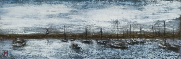 Sail boats at rest - Jason Mosley - Paintings & Prints, Vehicles ...