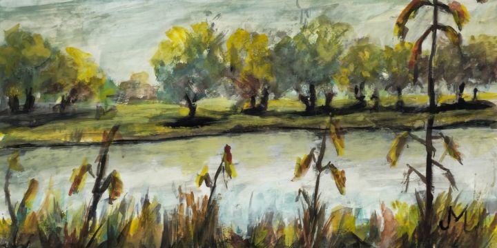 House on the hill - Jason Mosley - Paintings & Prints, Landscapes ...