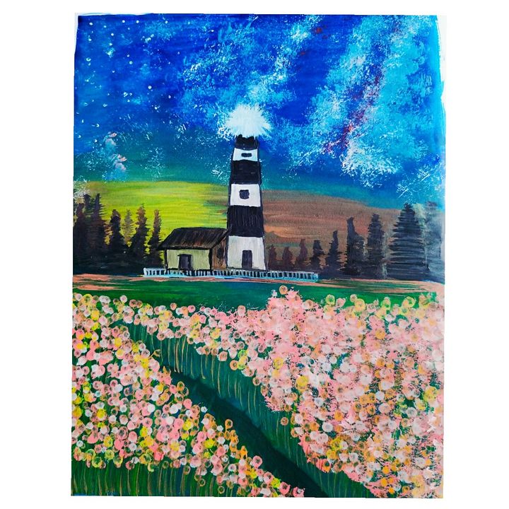 Tulip garden - Pallavi Paintings - Paintings & Prints, Flowers, Plants ...