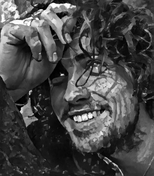 Aaron Taylor-Johnson Portrait - 6LNK - Paintings & Prints, People ...