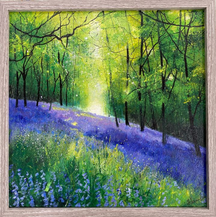 Glorious Bluebells - Teresa Tanner - Paintings & Prints, Landscapes ...