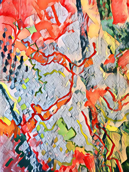 Fragmented - Mastagni Fine Arts - Paintings & Prints, Abstract, Collage ...