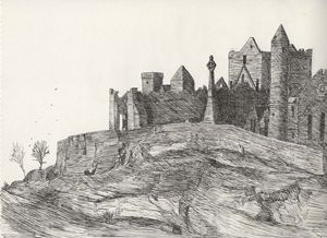 Pen and Ink Irish landscape - Piers' Art - Drawings & Illustration ...