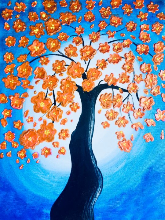 The tree of hope - Art By Aru - Paintings & Prints, Flowers, Plants ...