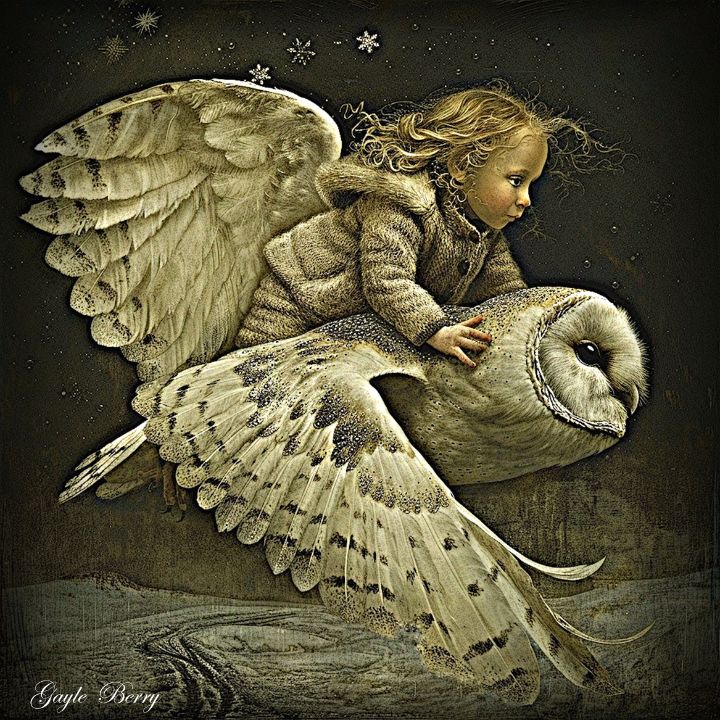 ANGEL'S RIDE - Gayle Berry - Digital Art & AI, Fantasy & Mythology ...