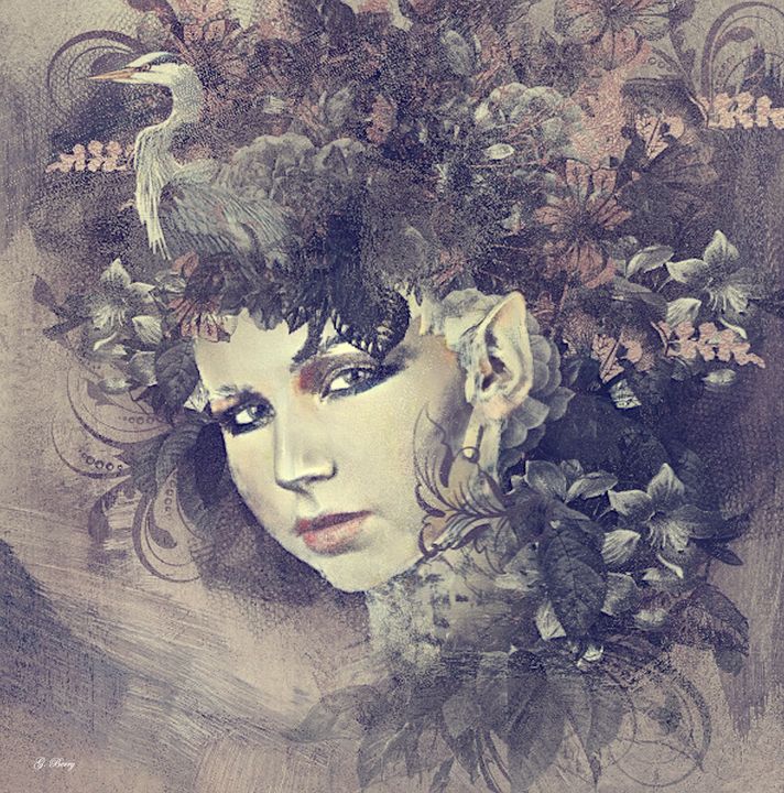 LADY BIRD - Gayle Berry - Digital Art, Fantasy & Mythology, Magical ...