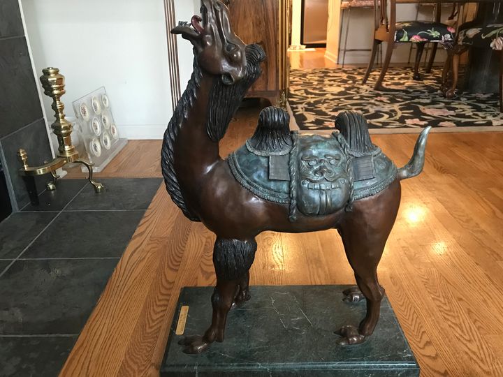 June Doerr 30" Bronze Tang Camel - Bartlett - Sculptures & Carvings ...