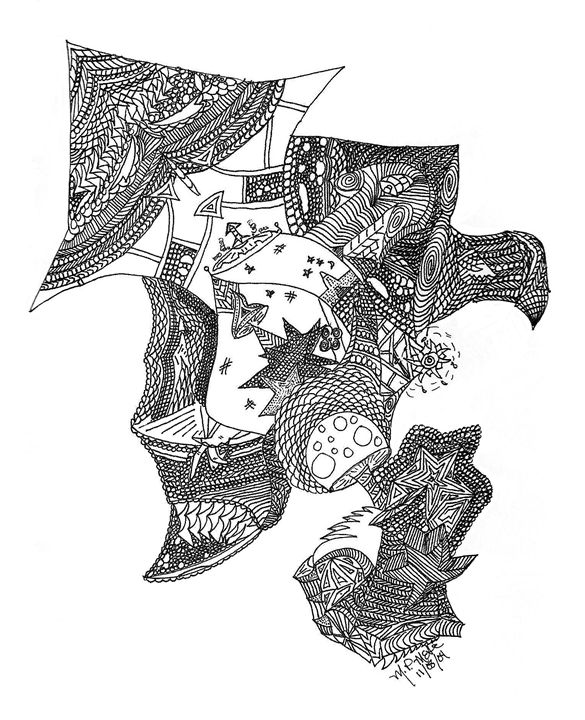 Topsy Turvy? - Mickey P. McGee - Drawings & Illustration, Abstract ...