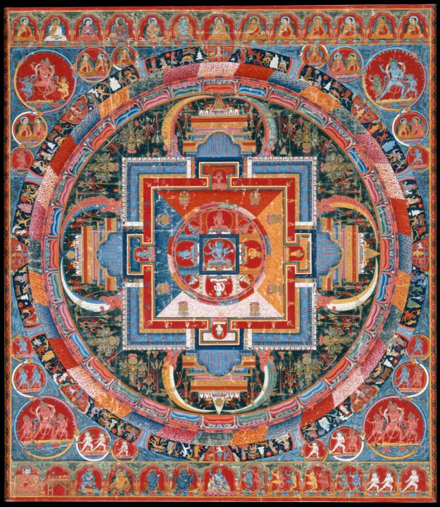 Mandala of Jnanadakini - Thangka Artwork - Paintings & Prints, Religion ...