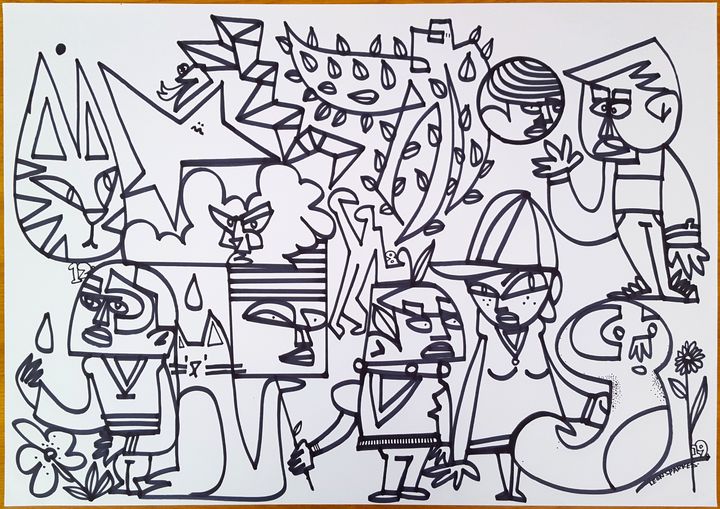 ONE DROP 12.8.19 - 2 - Illographics - Drawings & Illustration, People ...