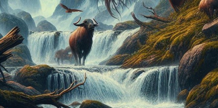 buffalo waterfall - themistoklis1 - Digital Art & AI, Landscapes ...