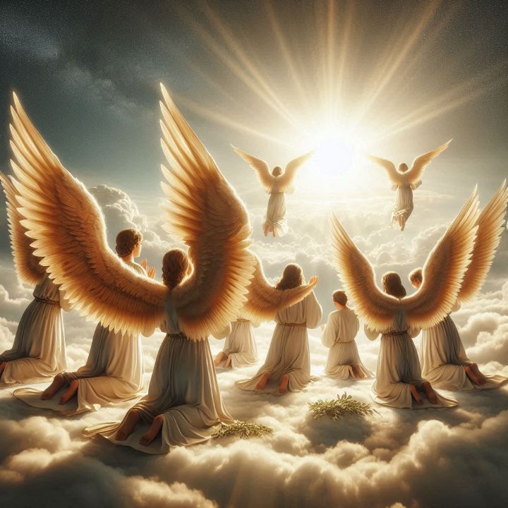 HOLY praying Angels - themistoklis1 - Digital Art & AI, Religion ...