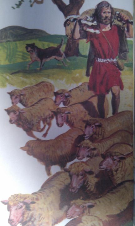 shepherded and sheep - themistoklis1 - Paintings & Prints, Religion ...