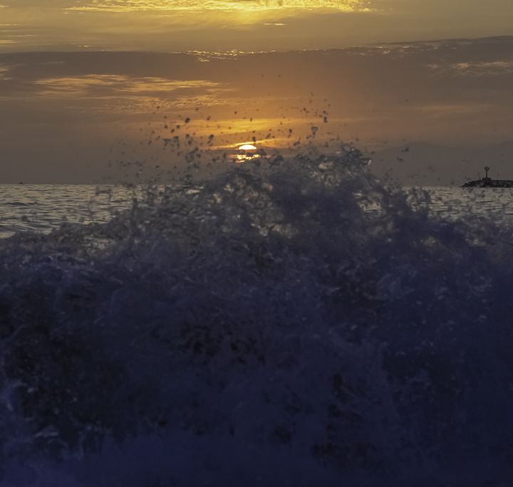 Wave Crashing at Sunset 002 - Jesse Roberts Photography - Photography ...