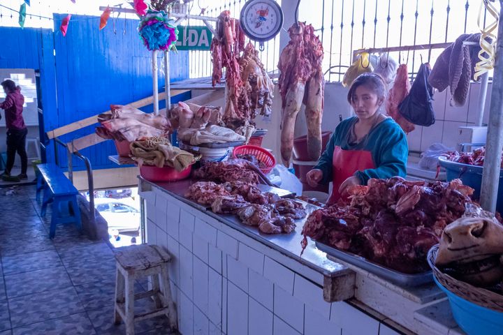 Meat Vendor in Cusco, Peru - Jesse Roberts Photography - Photography ...