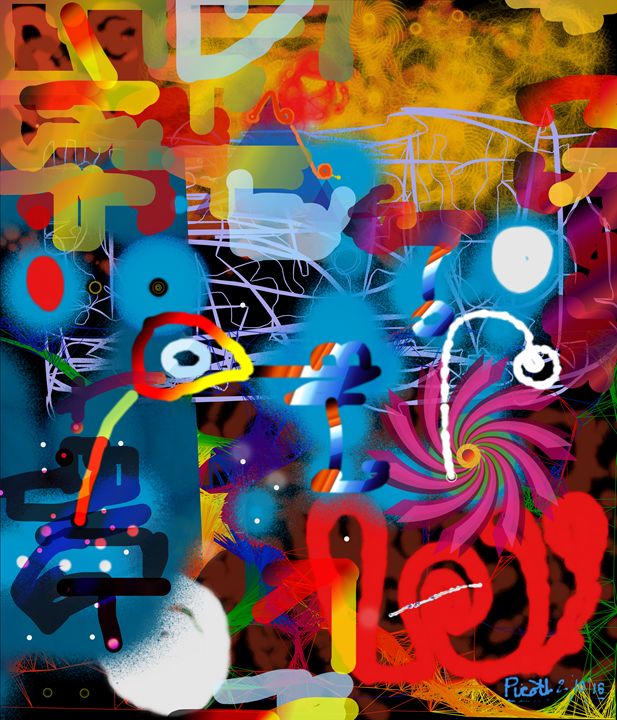 Serenade In Blue - J.R.Picott - Paintings & Prints, Astronomy & Space ...