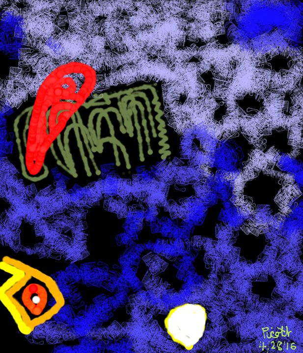 Red Smoke - J.R.Picott - Paintings & Prints, Astronomy & Space, Other ...