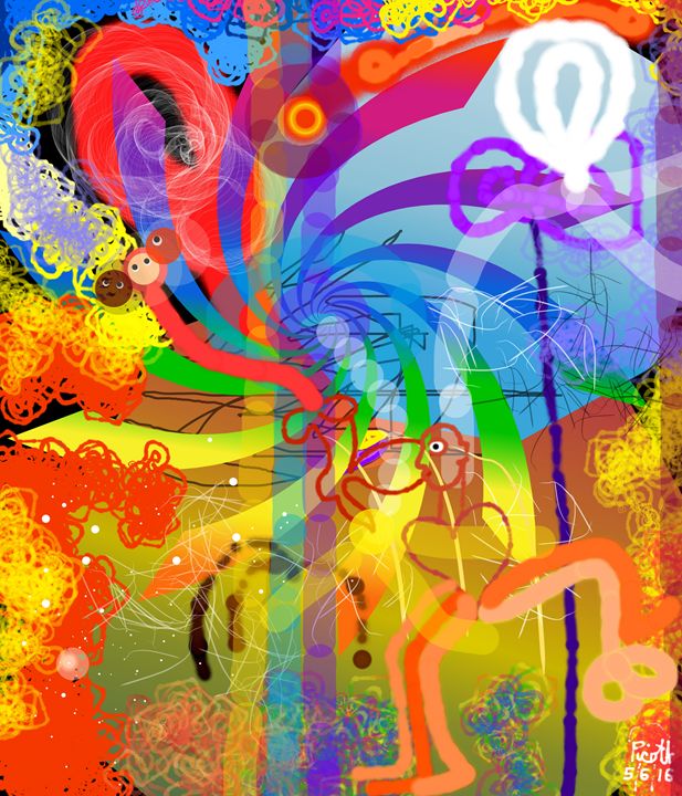 Heart To Heart Talk - J.R.Picott - Paintings & Prints, Astronomy ...