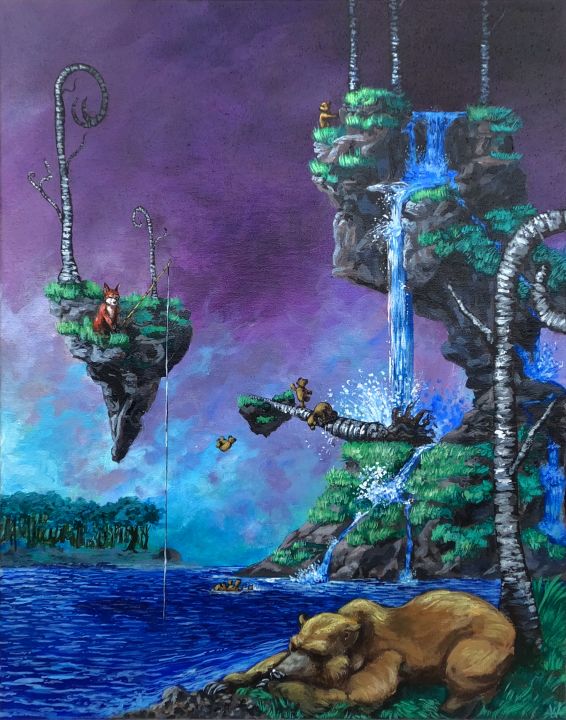 The Daredevil - Wayne Agnew - Paintings & Prints, Fantasy & Mythology ...